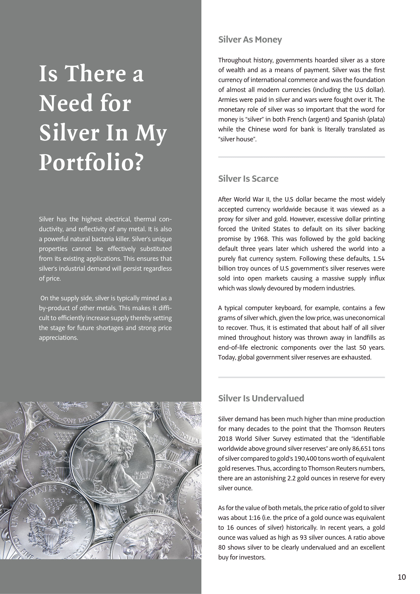 Is There a Need for Silver In My Portfolio? | Silver Bullion Malaysia