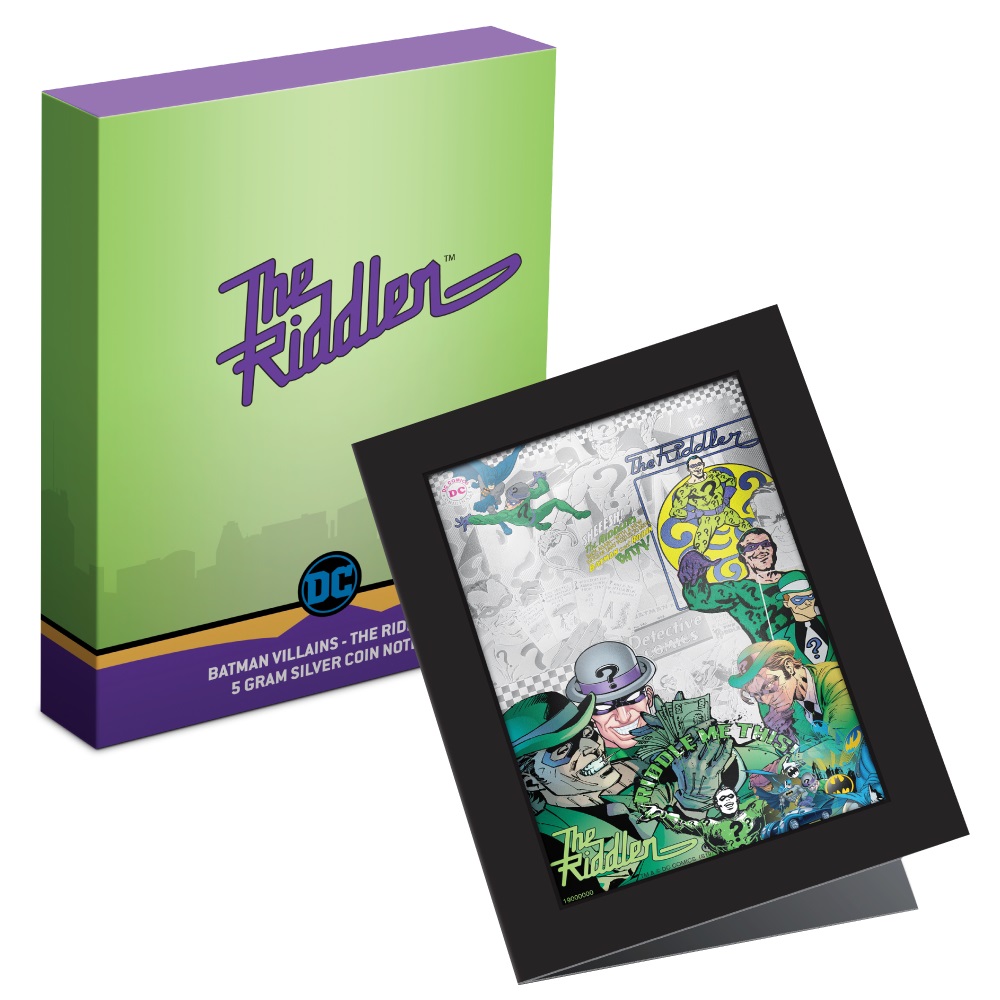 Silver New Zealand Mint DC Batman Villains Riddler 2019 - 5g | Silver ...